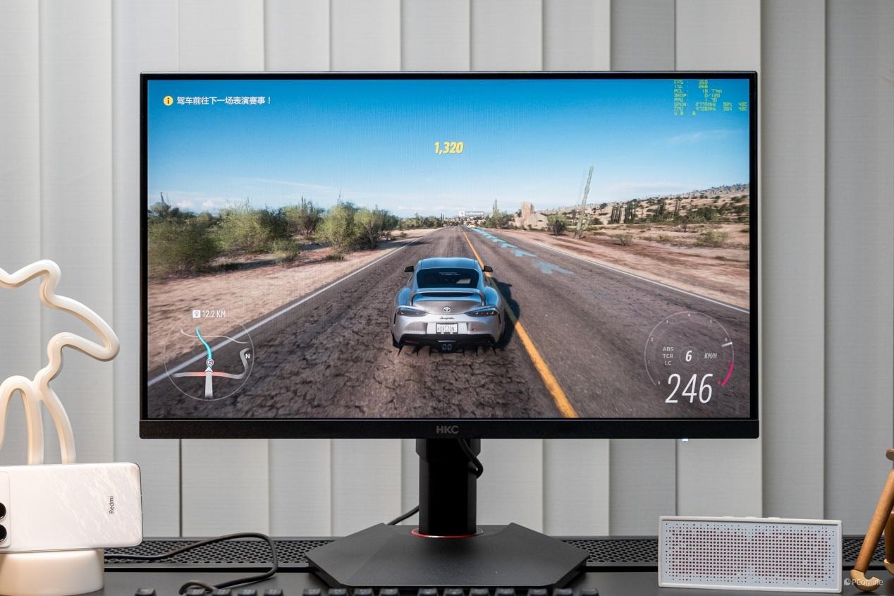 用上它！宿舍哥们不得羡慕坏了？HKC G24H2 2K180Hz电竞小小金刚评测-太平洋科技